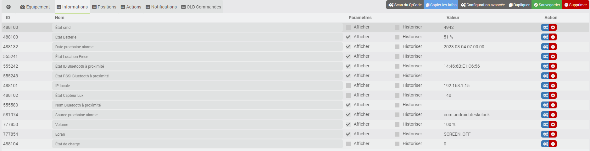 Les commandes informations | JeeMate